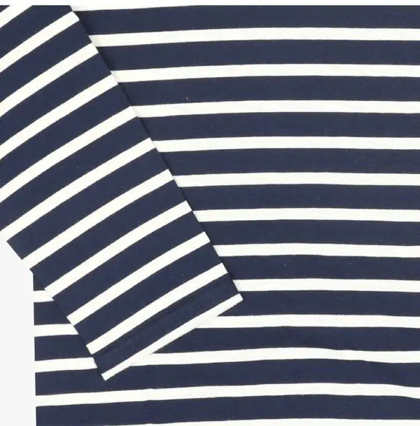 Saint James Striped Long Sleeve Crewneck T-shirt