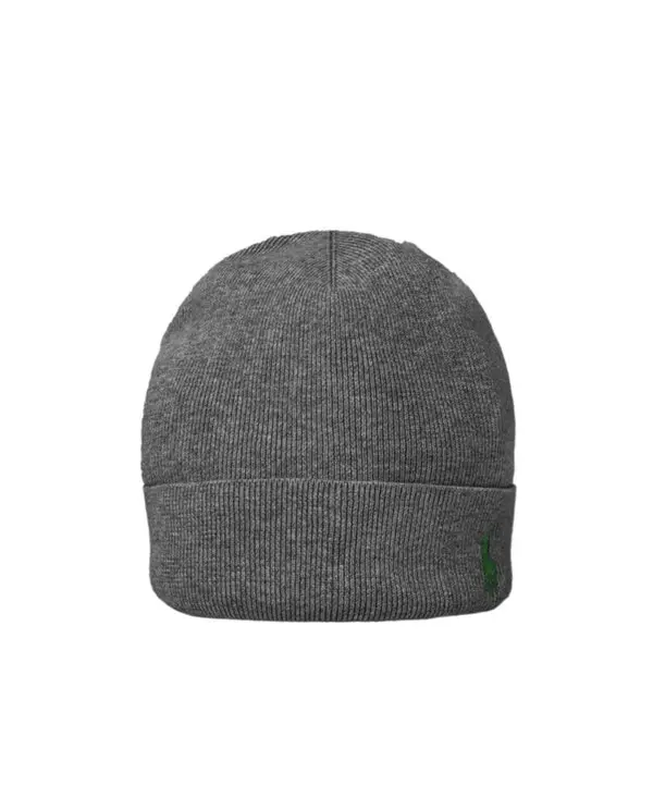 Polo Ralph Lauren Ribbed Beanie With Embroidered Pony Logo