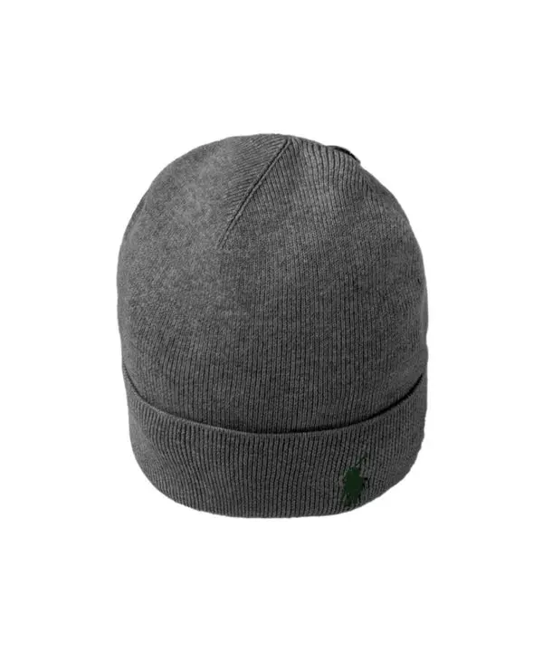 Polo Ralph Lauren Ribbed Beanie With Embroidered Pony Logo