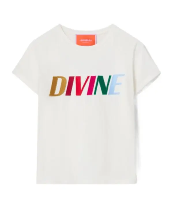 La DoubleJ Embroidered T-shirt - White