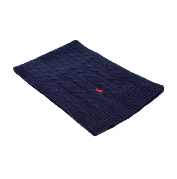 Polo Ralph Lauren Pony Pattern Knitted Scarf