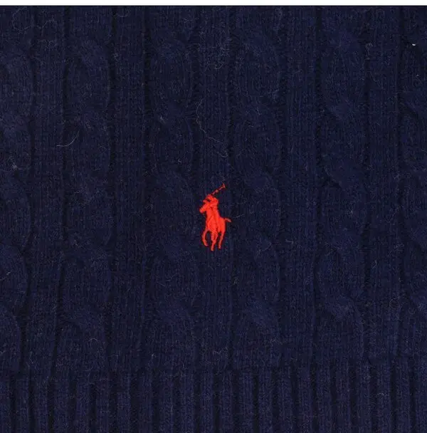 Polo Ralph Lauren Pony Pattern Knitted Scarf