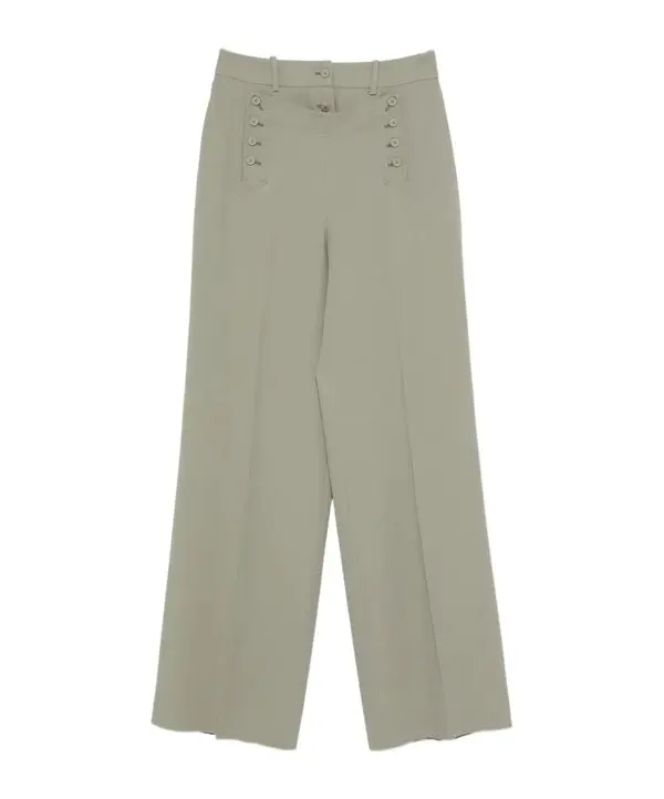 Ermanno Scervino Tailored Button-detailed Trousers