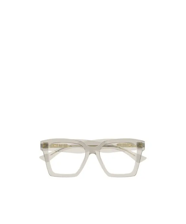 Bottega Veneta Square Frame Eyeglasses - White