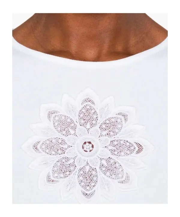 TWINSET Embroidered Floral T-shirt