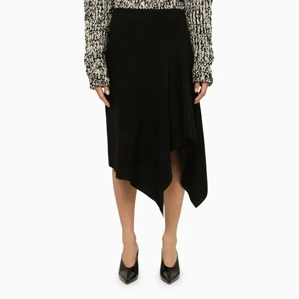 Dries Van Noten Asymmetrical Zipper Skirt