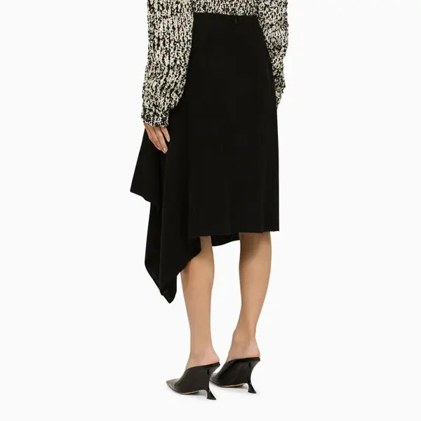 Dries Van Noten Asymmetrical Zipper Skirt
