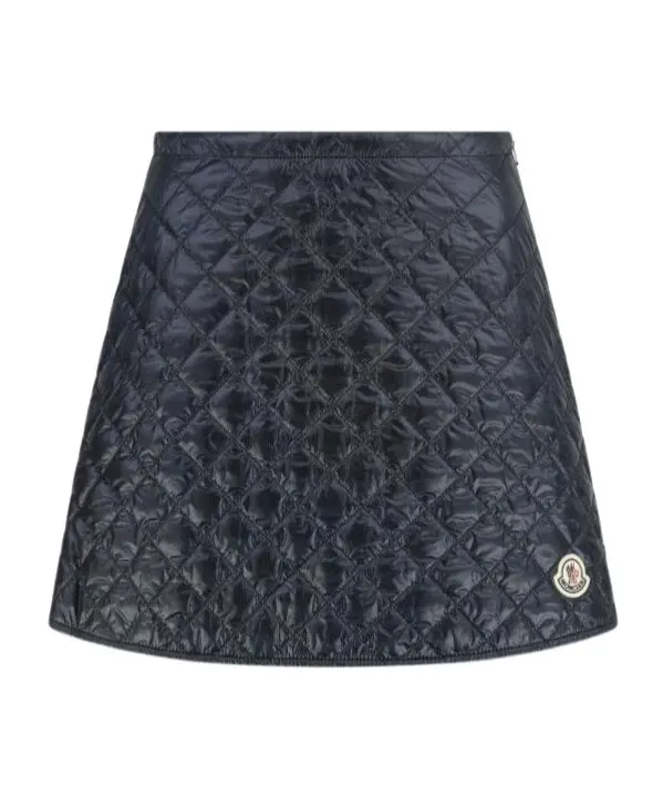 Moncler Quilted Logo Skirt