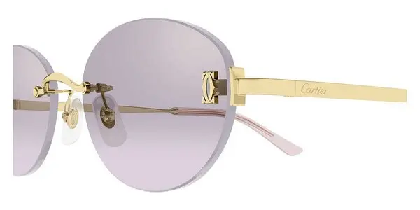 Cartier Oval Frame Sunglasses