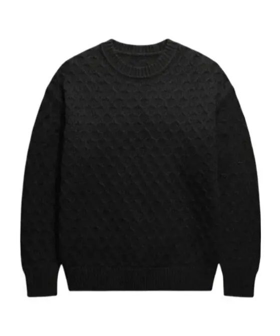 C.P. COMPANY Crew Neck Textured Sweater