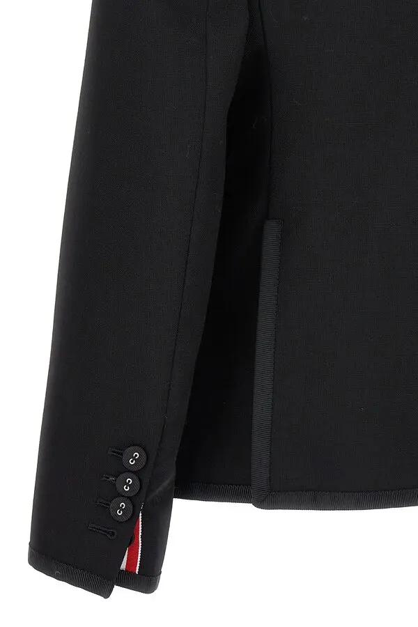 Thom Browne Notched Lapel Fitted Jacket