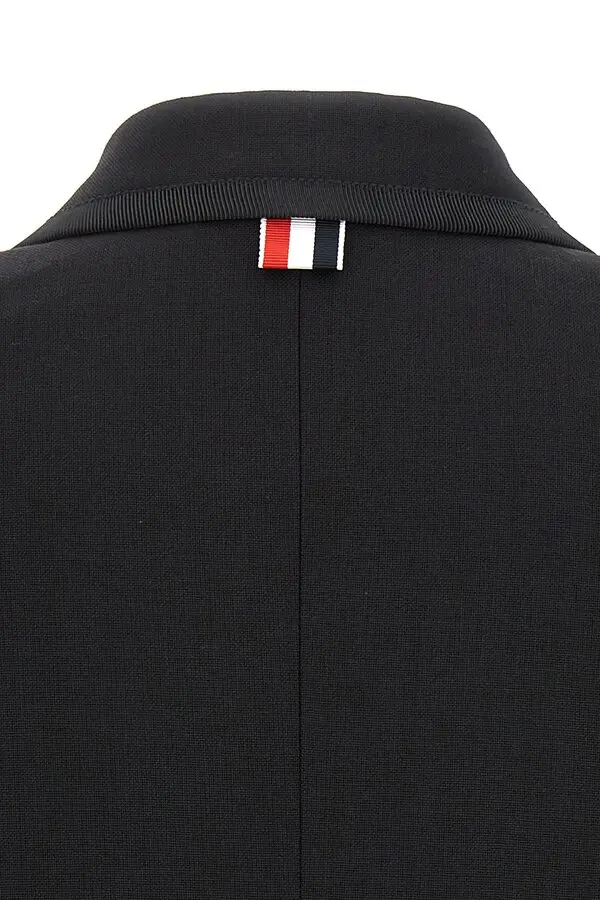 Thom Browne Notched Lapel Fitted Jacket