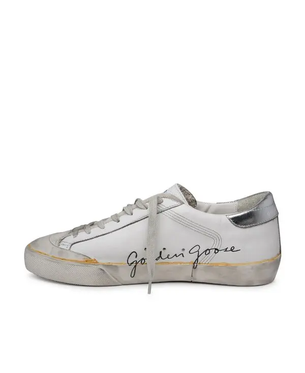 GOLDEN GOOSE Round Toe Tie Fastening Sneakers - Gray