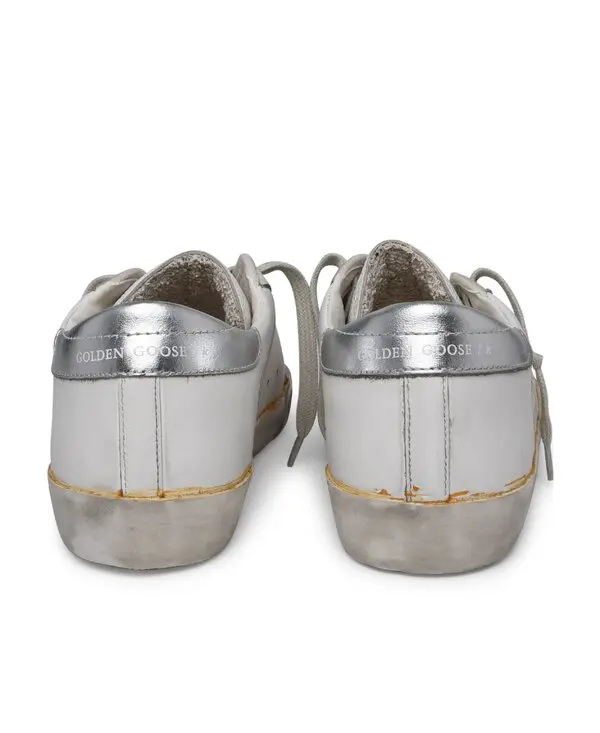 GOLDEN GOOSE Round Toe Tie Fastening Sneakers - Gray