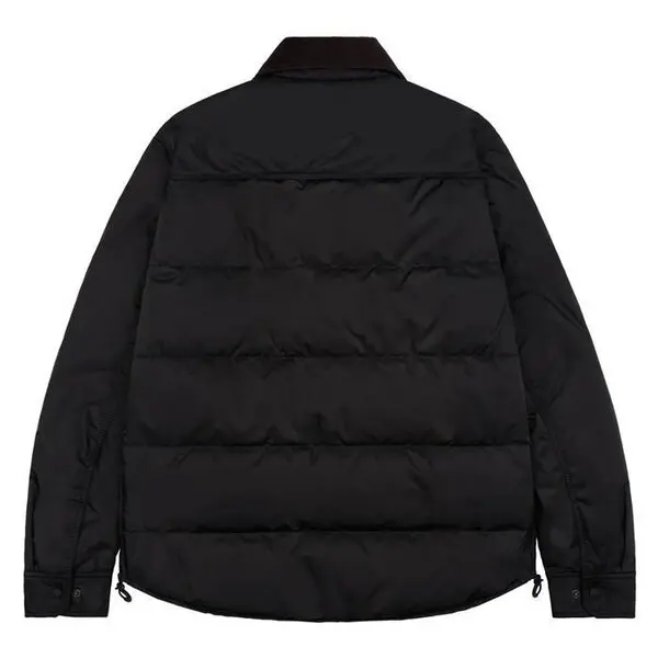 Moncler Collared Long-sleeve Cotton Coat