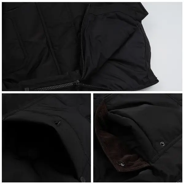 Moncler Collared Long-sleeve Cotton Coat