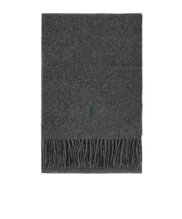Polo Ralph Lauren Pony Tassel Scarf - Black