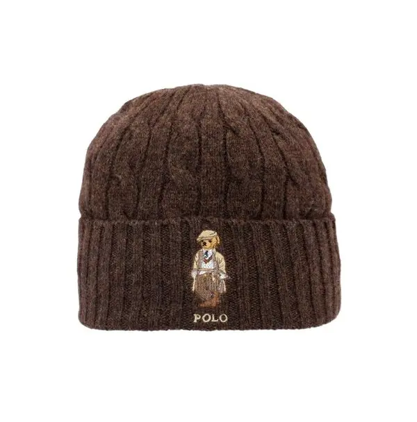 Polo Ralph Lauren Knitted Hat And Tassel Scarf Set
