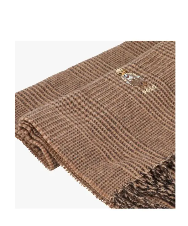 Polo Ralph Lauren Knitted Hat And Tassel Scarf Set