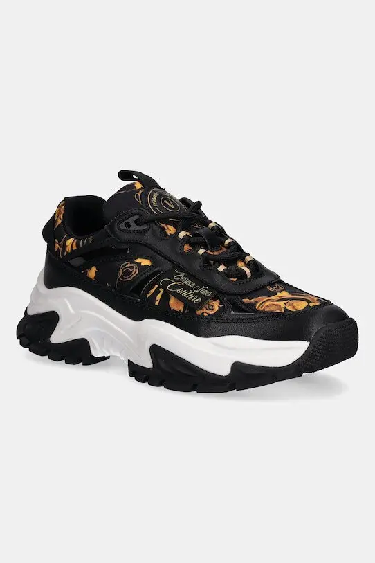 Versace Lace-up Sneakers With Perforated Details