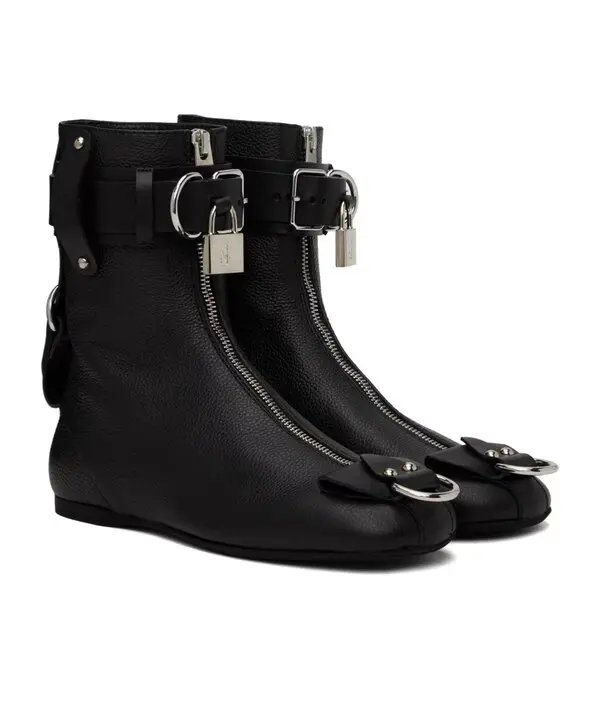 J.W.ANDERSON Padlock Zipper Boots