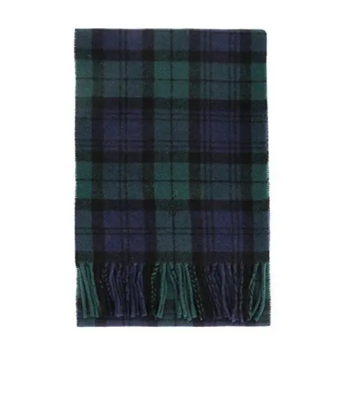 Polo Ralph Lauren Plaid Scarf - Black