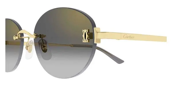 Cartier Oval Frame Sunglasses