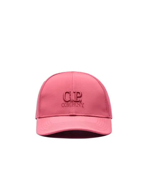 C.P. COMPANY Logo Embroidered Baseball Cap - Pink