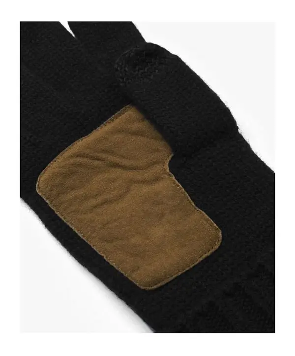 Polo Ralph Lauren Knitted Driving Gloves With Leather Detail