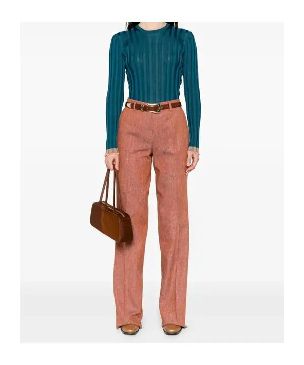Etro Speckled Tweed Trousers