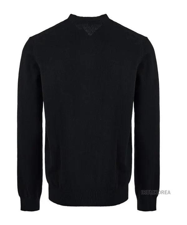 Comme Des Garçons Long-sleeved Knitted Cardigan