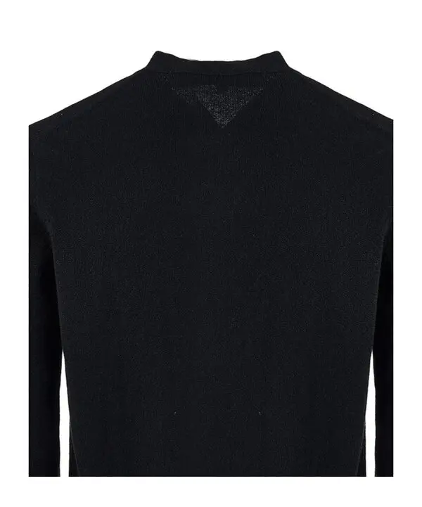 Comme Des Garçons Long-sleeved Knitted Cardigan