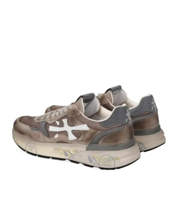 Premiata Lace-up Low-top Sneakers - Nude