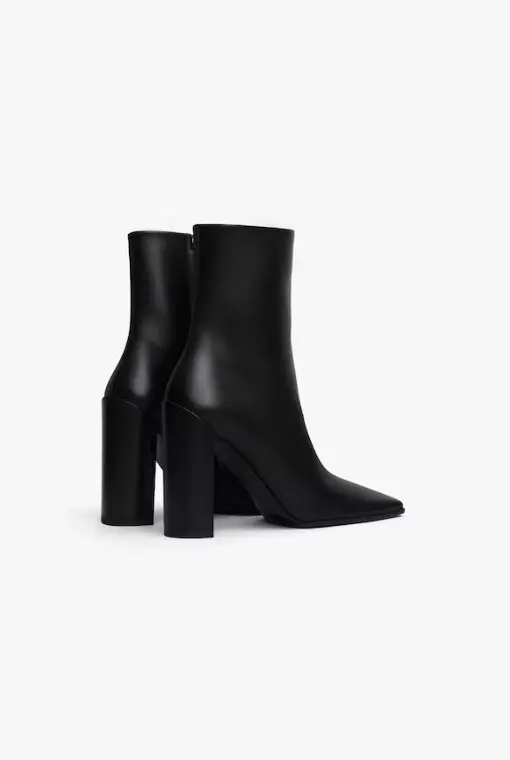 Alaïa Square-toe Ankle Boots With Chunky Heels - Black
