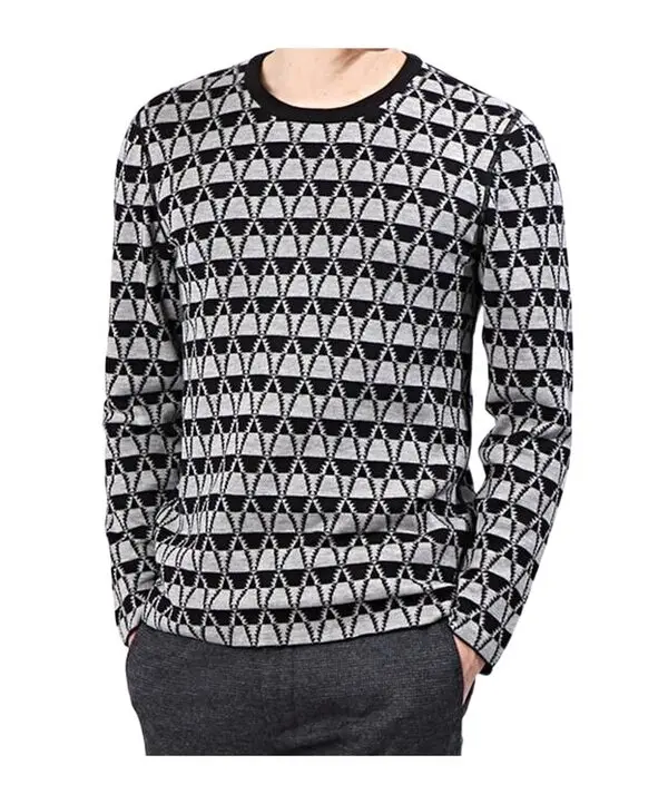 LANVIN Jacquard Crewneck Sweater