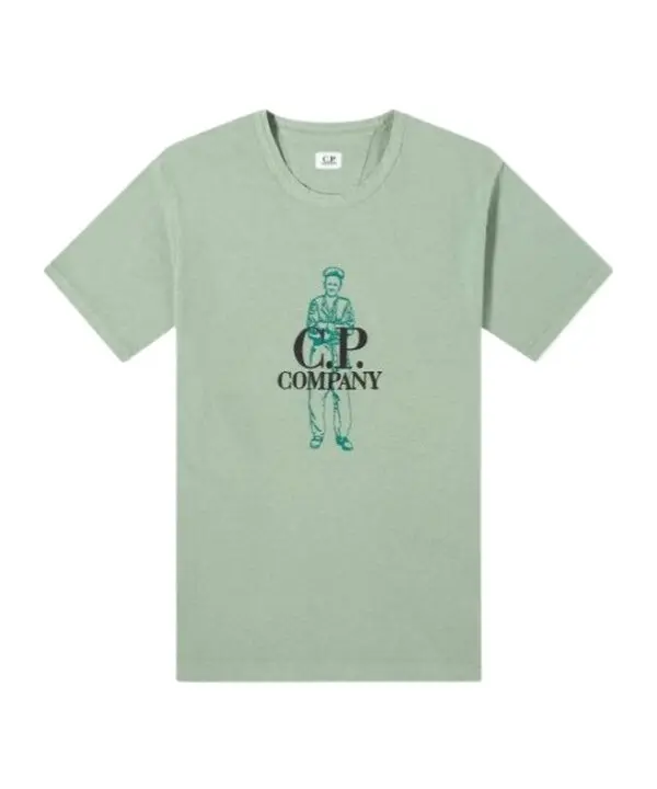 C.P. COMPANY Logo Short Sleeves