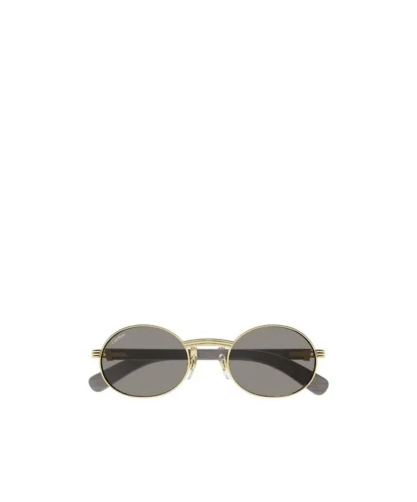 Cartier Oval Frame Sunglasses - Gray