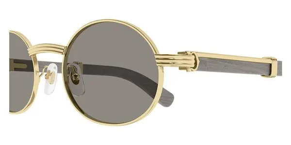 Cartier Oval Frame Sunglasses - Gray