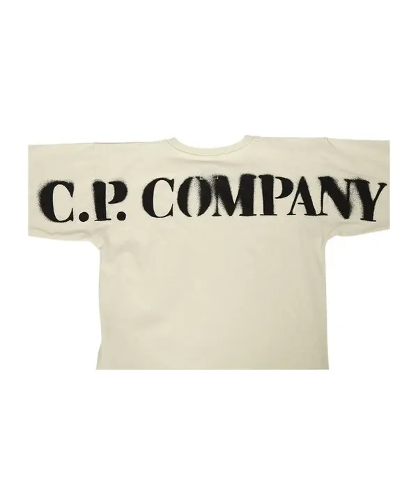 C.P. COMPANY Short Sleeve T-shirt With Logo Print