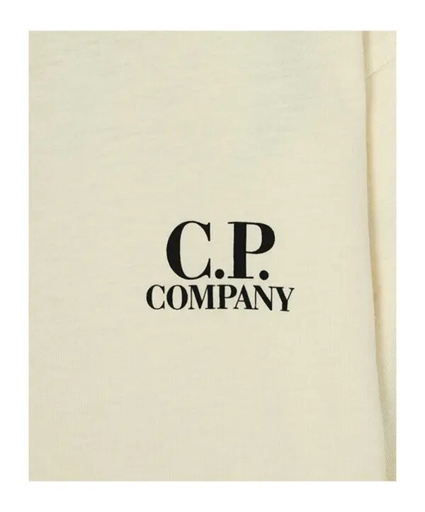 C.P. COMPANY Short Sleeve T-shirt With Logo Print