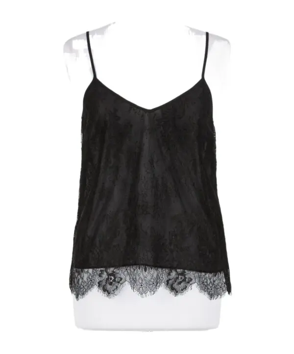 TWINSET Lace Camisole - Black