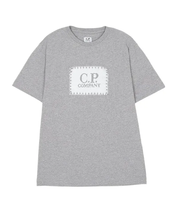 C.P. COMPANY Short Sleeve T-shirt With Logo Print
