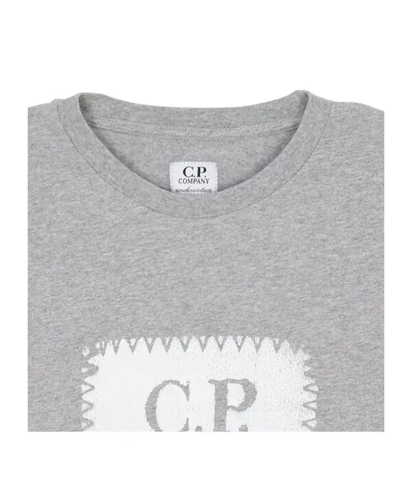C.P. COMPANY Short Sleeve T-shirt With Logo Print