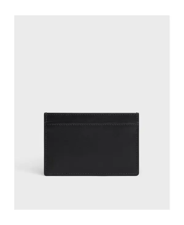 Celine Card Holder Cuir Triomphe In Shiny Calfskin