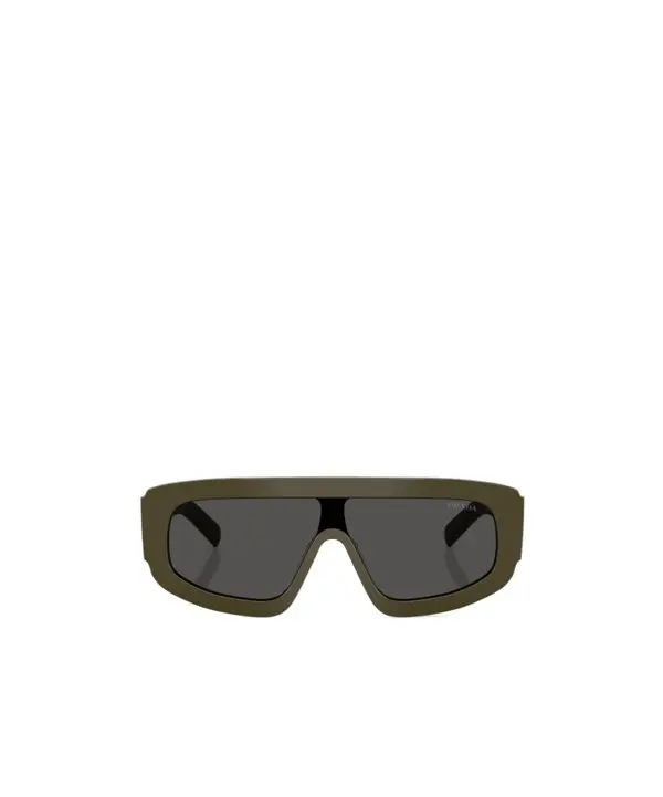 Prada Oversized Geometric-frame Sunglasses - Black