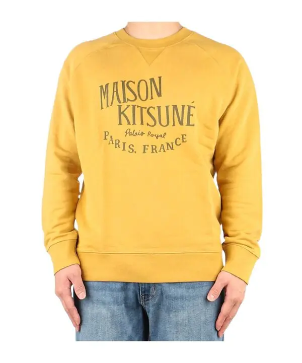 Maison Kitsuné Long Sleeve Crewneck Sweatshirt