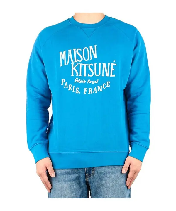 Maison Kitsuné Crewneck Long Sleeve Sweatshirt