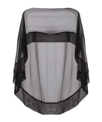 Alberta Ferretti Sheer Patchwork Cover-up - Gray