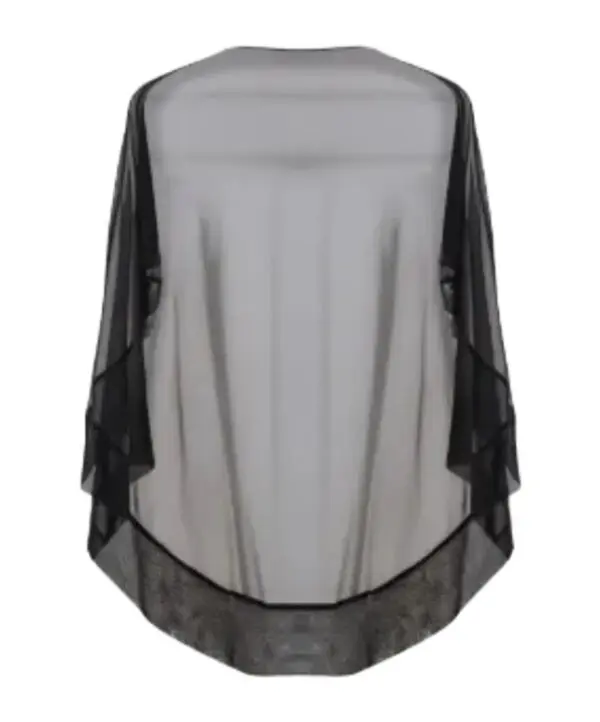 Alberta Ferretti Sheer Patchwork Cover-up