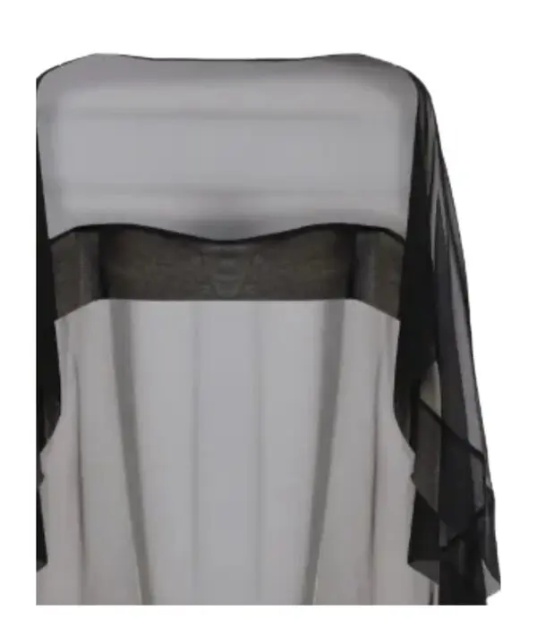 Alberta Ferretti Sheer Patchwork Cover-up
